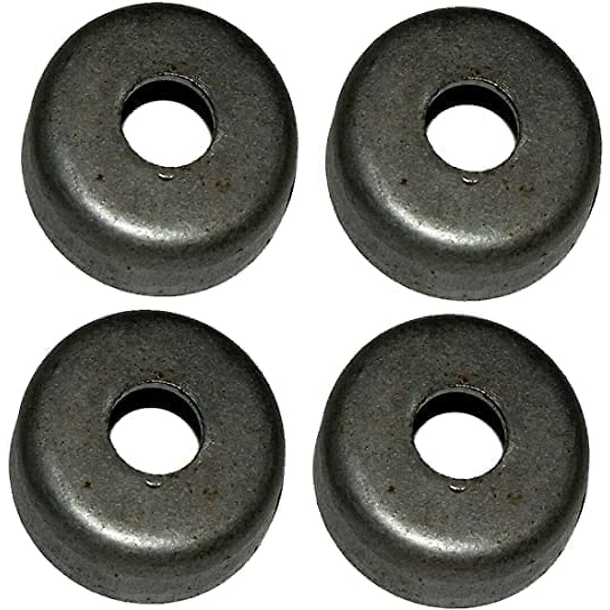 8 PCS 1" Steel Weld Metal Wrought Leg Cups for Patio Chair for Protect Your Floor Outdoor and Indoor