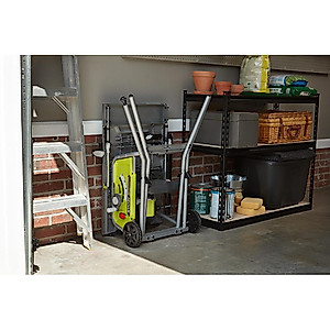 Ryobi 10 in. Portable Table Saw with Rolling Stand with a Powerful 15 Amp Motor and Onboard Storage, Ideal for Woodworking, Home Repair and Renovation Projects