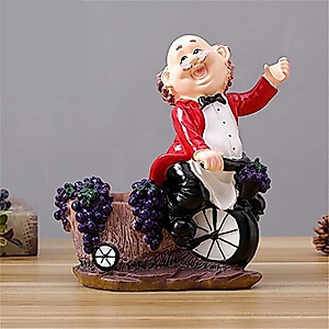 DOUBA Cute Resin Cartoon Statue Wine Rack Bottle Whisky Rack Home Storage Decoration Crafts