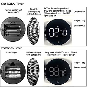 Classroom Timers for Teachers, Large Magnetic LED Countdown Kids Timer with Constant Light Function for classrooms, Quiet for Children and Teachers