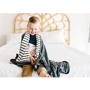 Copper Pearl Three-Layer Baby Blanket: Soft Baby Quilts for Boys and Girls | Breathable, Cozy, Toddler Blanket | Baby Quilt for Newborns | 46x46 Premium Polyester/Rayon | Hunter