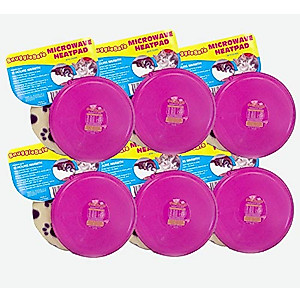 Snuggle Safe Pet Heating Pad, Microwavable Pet Warmer Pad, Animal Heating Pads 6 Pack