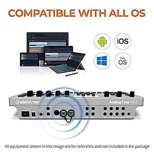 CME WIDI Master - Wireless MIDI Bluetooth 5 MIDI DIN 5 Adapter - Ultra Low Latency - MIDI Split/Merge - Synthesizer EWI Keytar Pedalboard Digital Piano Keyboard to MIDI, macOS, iOS, Android, Win