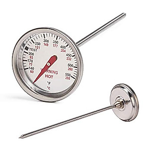 GASPRO Grill Thermometer Replacement for Weber Genesis Silver B & C, Gold B & C, Spirit E/S-310, Spirit 300 Series (Side-Mounted Control), Part # 9815