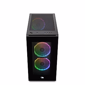 iBUYPOWER Starter PC Computer Desktop Element Mini 167A (AMD Ryzen 5 3600 3.6GHz, NVIDIA GeForce GT 730 2GB, 8GB DDR4 RAM, 240GB SSD, WiFi Ready, Windows 10 Home)