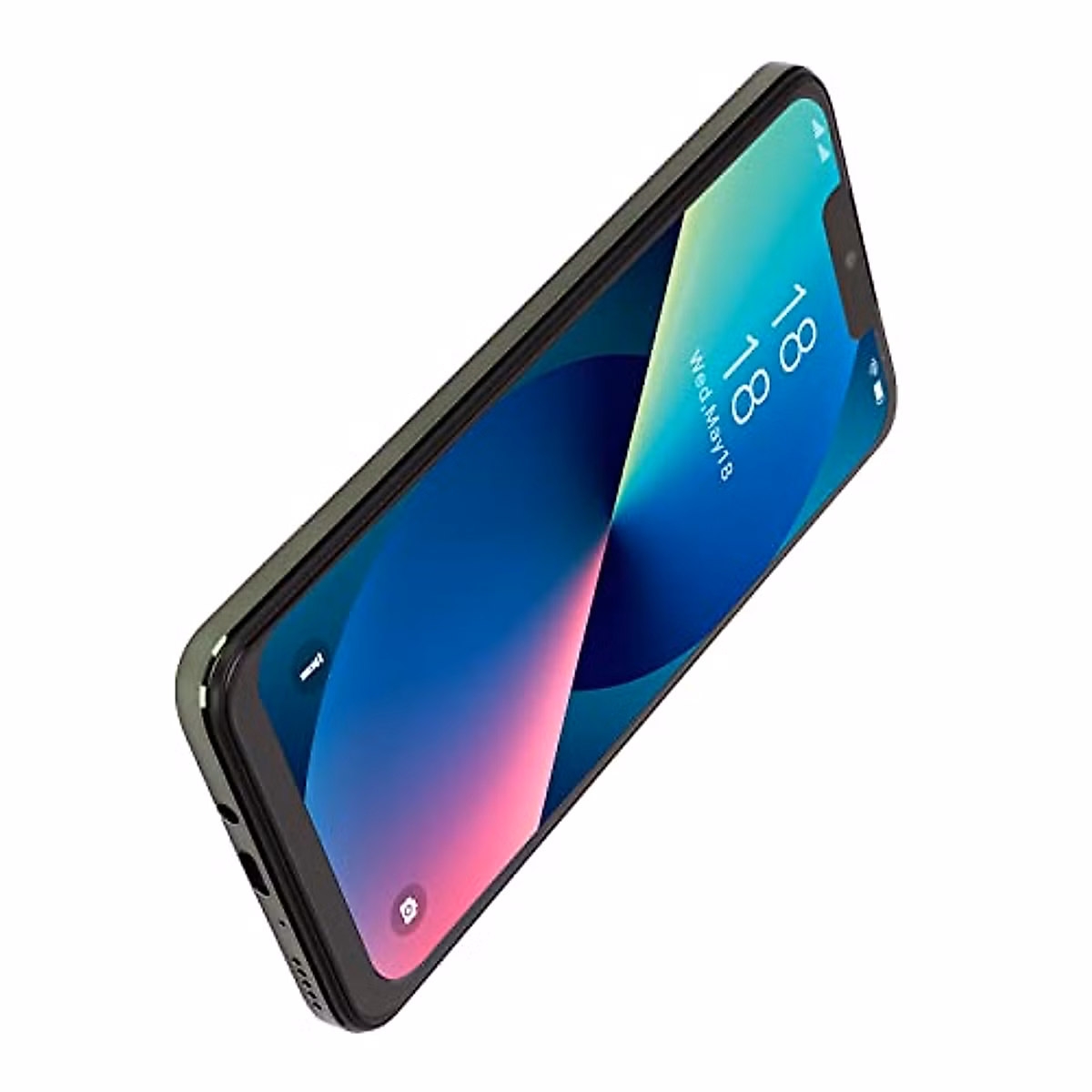 LANTRO JS Green 6.2in Smart Phone with 6GB RAM, 128GB Storage, 7000mAh Battery, 8MP/16MP Cameras, MT6889 Ten Core Processor, Android 11.0, EU 100-240V Compatible