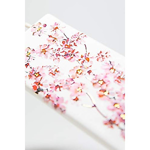 Flatyz Handmade Candle Gift Set with Steel Base - Flower Candle Mothers Day Gift - Candles for Women with Spring Candle Design – Cherry Blossom Candle Gifts - Womens Gifts Unique Cute Candle Aesthetic