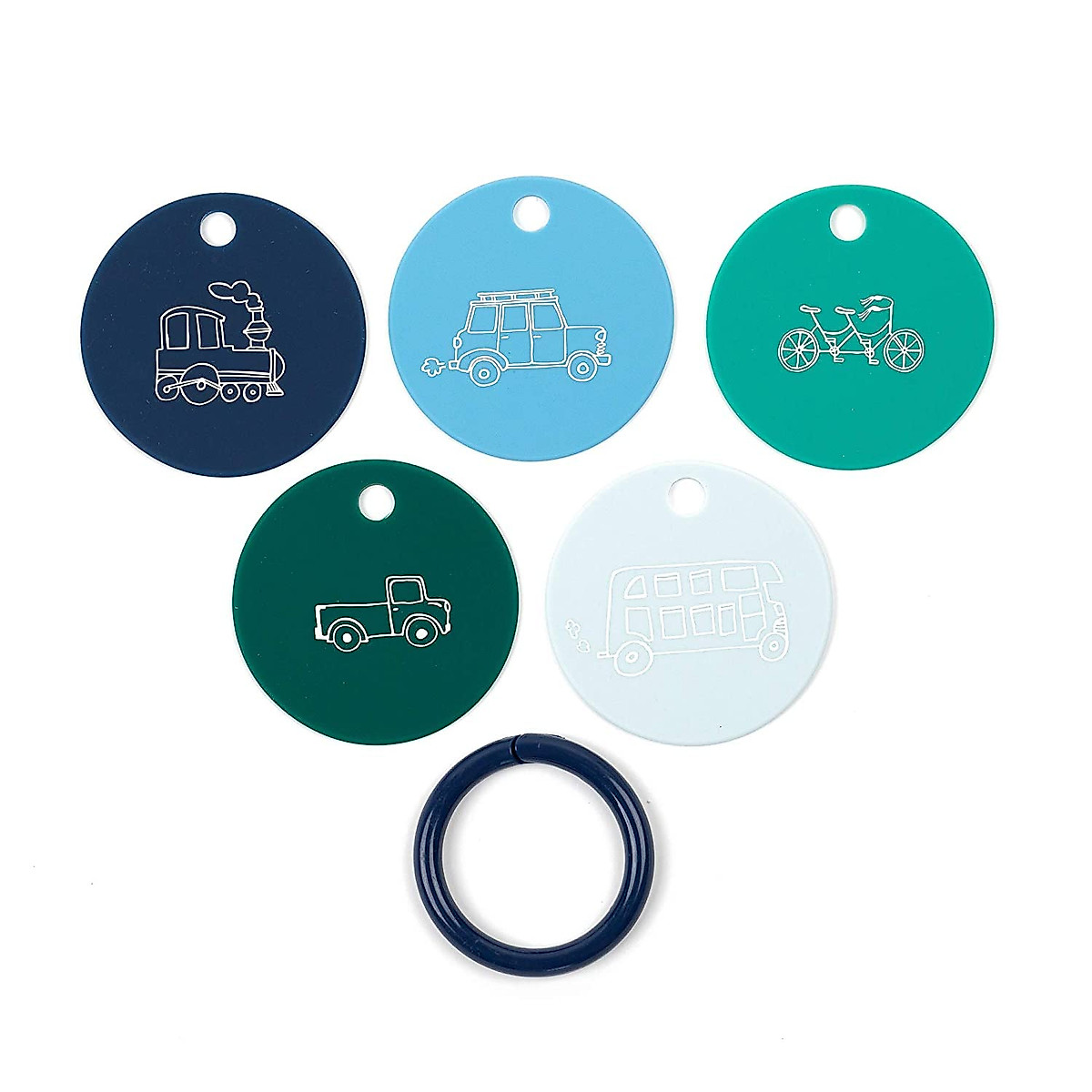 Bella Tunno Teething Flashcards - Soft & Easy Grip Baby Teether and Baby Teething Toys to Help Soothe Gums & Promote Learning Non-Toxic, BPA Free Silicone Teether, Count On It