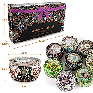 8 Pack Candles Gift Sets for Women, Candles for Home Scented, 2.5oz Scented Candles Use for Meditation, Birthday Gifts for Women, Aromatherapy Candles Gifts for Mother's Day. Ideal Gift for Her