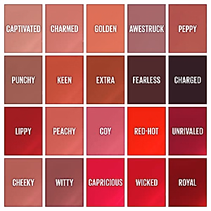 Maybelline Super Stay Vinyl Ink Longwear No-Budge Liquid Lipcolor Makeup, Highly Pigmented Color and Instant Shine, Captivated, Pink Lipstick, 0.14 fl oz, 1 Count