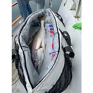 Opah Fathom Fish Kill Bags-Leakproof Insulated Cooler (Fathom 6 King Insulated Cooler Bag, King Mackerel 70" L x 20" W x 18" H)