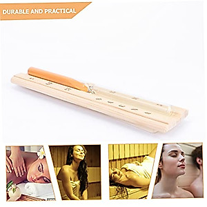 HEMOTON 1pc Sauna Timer Sauna Room Timer Wooden Hourglass Timer Clocks Sauna Room Hourglass 10 Minutes Snad Timer Sauna Room Clock Sand Timer Hourglass Steam Decorate to Rotate