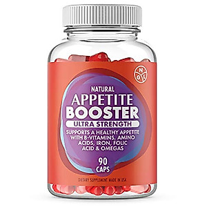 NGL Appetite Booster Pills Extra Strength for Adults Fortified with Lysine, Folic Acid, Iron, Thiamine, B Complex