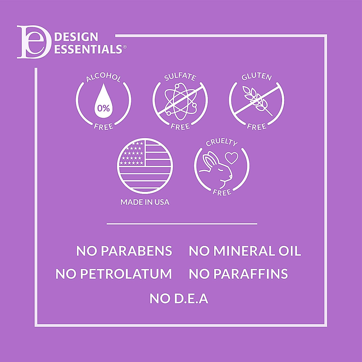 Design Essentials Agave & Lavender Moisturizing Blow-Dry & Styling Primer, 8 Ounce