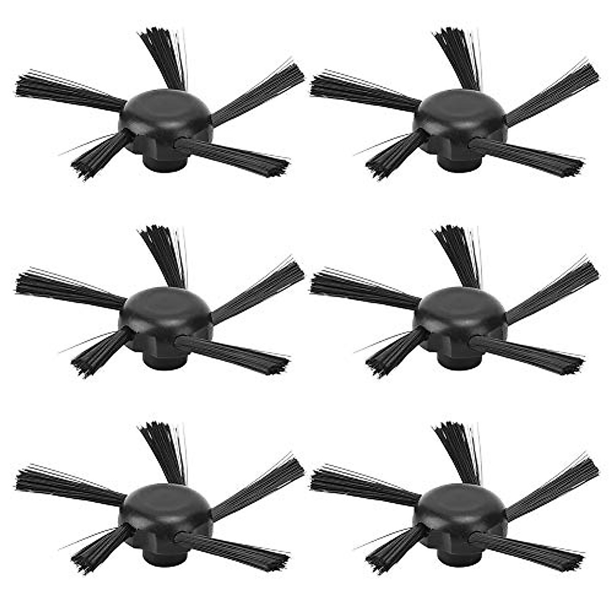 TOPINCN 6pcs Side Brush Replacement Fit for Neato Botvac D Series D7 D5 D3 D80 Sweeping Machine Sweeper Machine Robot Vacuum Cleaner Accessories