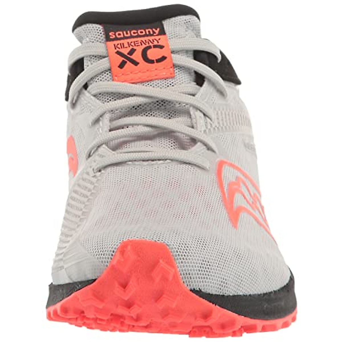 Saucony Women's Kilkenny XC9 Flat Cross Country Running Shoe, Fog/Black/Vizi, 8.5