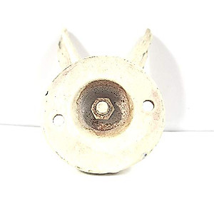 World Buyers Rabbit Wall Hook Antique White 2.375 x 1.625 x 3.375 H
