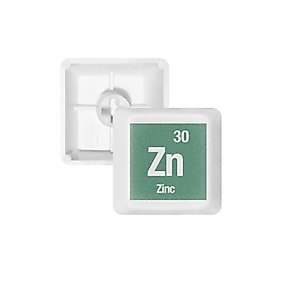 DIYthinker Zn Zinc Chemical Element Science Keycap Mechanical Keyboard PBT Gaming Upgrade Kit