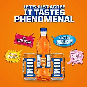 IRN-BRU From AG Barr The Original and Best Sparkling Flavored Soft Drink | A Scottish Favorite | 330 ML (Pack of 6)
