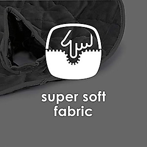 Diono Ultra Dry Seat, Child Car Seat Pad With Waterproof Liner - Potty Training Seat Pads for Infants Baby and Toddlers, Multi-Use for High Chair, Car Seats and Strollers, Machine Washable, Gray