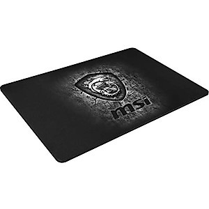 MSI Agility GD20 Premium Gaming Mouse Pad, Standard Medium Size,Ultra Smooth Micro-Tex Textile Surface,Anti-Slip Natural Rubber Base,Extra Thick,Perfect for Laser and Optical Mice,12.5” X 8.7” X 0.2”