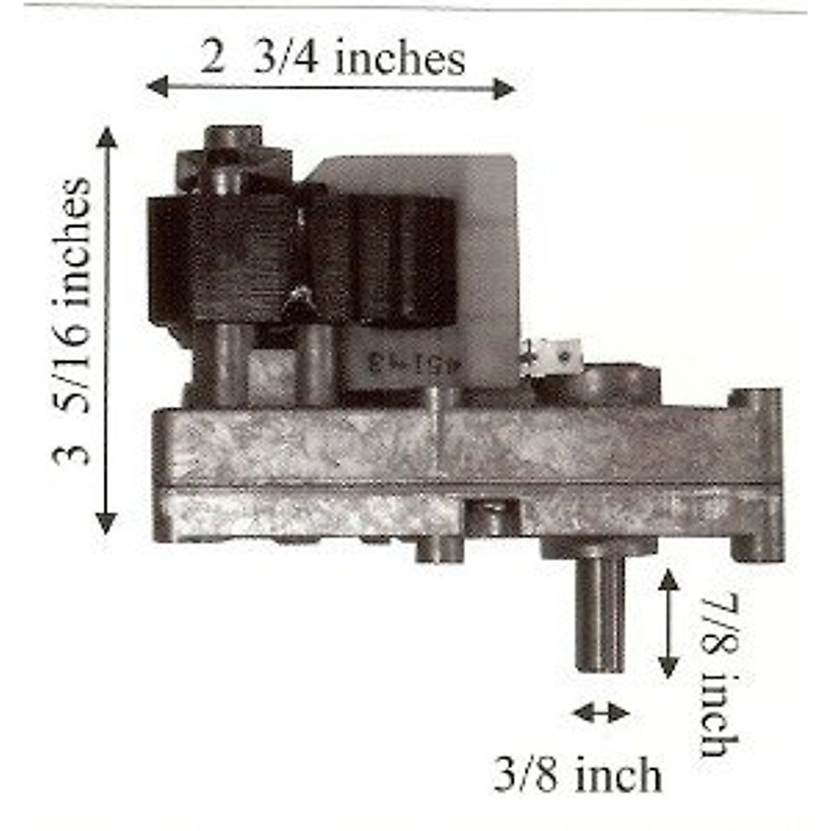 Premium Whitfield Pellet Auger Motor 12046300-10+ Year Lifespan - PP7000 MFR