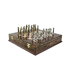 Antochia Crafts 11 Inches Custom Chess Set - Personalized Chess Set - Gift Idea for Son, Husband, Father and Anyone for Birthday, Anniversary and Any Occasion, 2 players