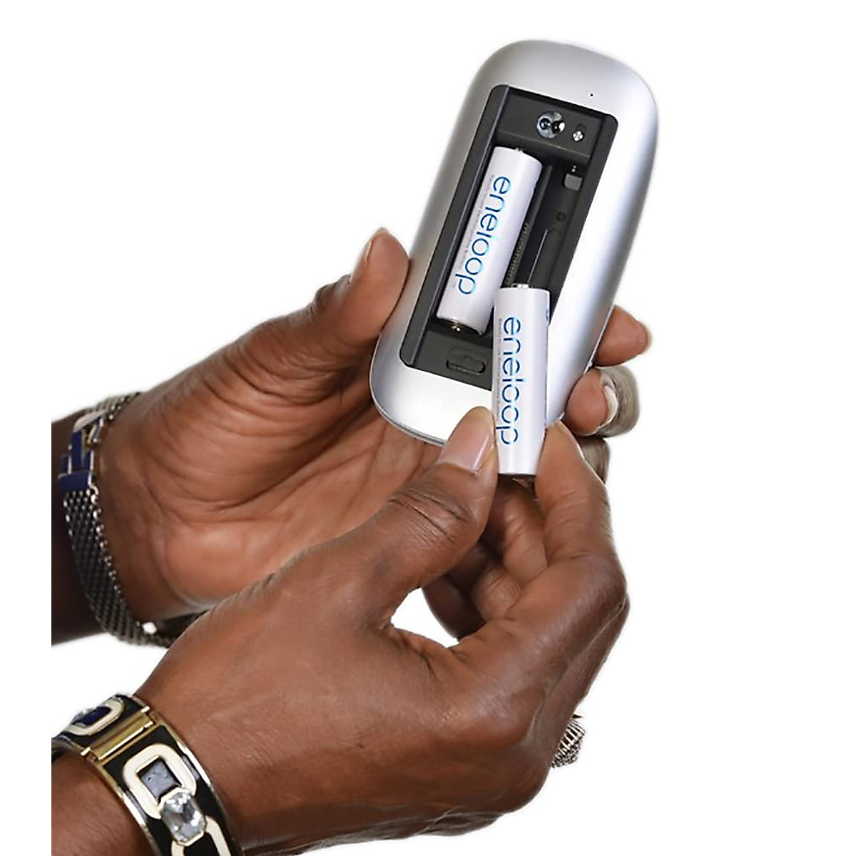 Panasonic K-KJ17MZ104A eneloop Power Pack; 10AA, 4AAA, and Advanced Individual Battery Charger