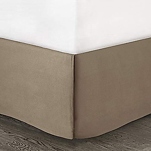 Madison Park Boone Cozy Comforter Set, Faux Suede, Deluxe Hotel Styling All Season Down Alternative Bedding Matching Shams, Decorative Pillow, King (104 in x 92 in), Rustic Tan 7 Piece