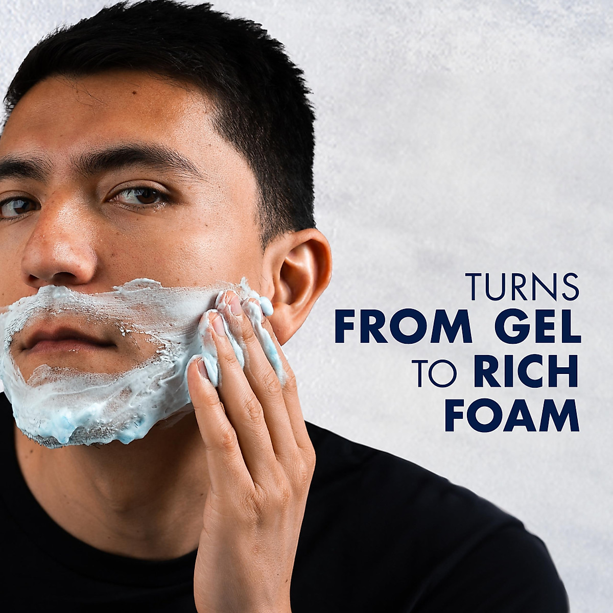 Gillette PRO Shaving Gel For Men Cools To Soothe Skin And Hydrates Facial Hair, 7oz, ProGlide Sensitive 2 in 1 Shave Gel