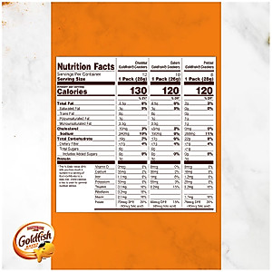 Goldfish Crackers Big Smiles Variety Pack with Cheddar, Colors, and Pretzels, Snack Packs, 30 Ct