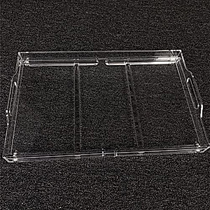 Clear Bed Table Tray with laptops and Phone Holder for Reading,Eating Breakfast in Bed Tray with Folding Legs