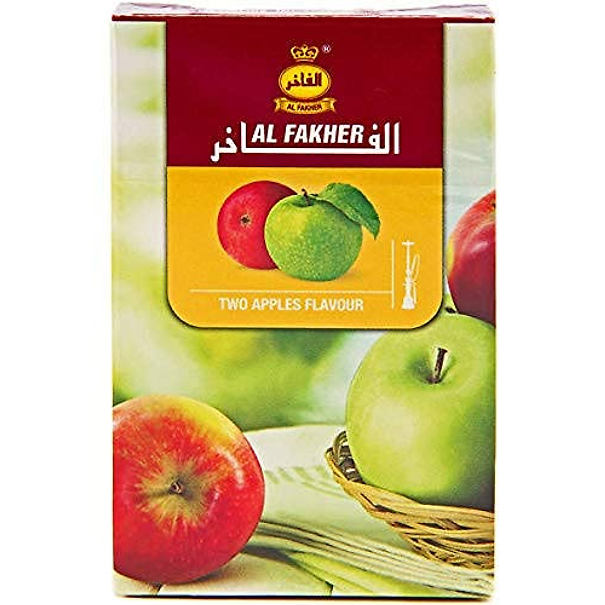 Alfakher double apple pack of 10 boxes each box have 50gm by decentclub.