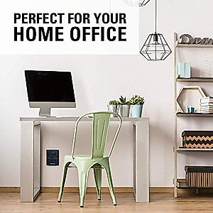 SANUS On-Wall Low Profile 1080J Fireproof Surge Protector with 6 AC Outlets & 3 Lines of Protection - Includes Power Signal Filtering Black