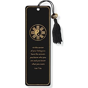 Yin Yang Beaded Bookmark