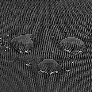 8ft Log Rack Cover, Waterproof Oxford Cloth Windproof Dustproof Portable Foldable Firewood Rack Protector for Indoor Outdoor Garden Patio Black