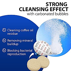 Yegee Powerful Vertuo Cleaning Pods and Capsules Cleaner Kit - for Coffee Machines - Made from 100% Plant-Based 1st Grade Formula - Includes 6 Cleaning Capsules Only Compatible with Vertuo