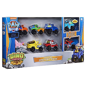 PAW Patrol, True Metal Dino Rescue Gift Pack of 8 Collectible Die-Cast Vehicles, 1:55 Scale
