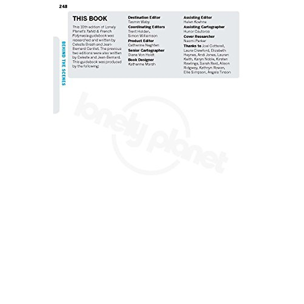 Lonely Planet Tahiti & French Polynesia 10 (Travel Guide)