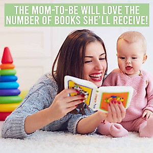 25 Books For Baby Shower Request Cards - Rainbow Baby Shower Invitation Inserts, Book Request Baby Shower Guest Book Alternative, Bring A Book Instead Of A Card, Baby Shower Book Request