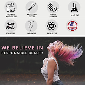 Watercolors INTENSE METALLIC Semi Permanet Color Depositing Shampoo-Sulfate & Paraben Free to Maintain & Enhance Hair Color 8 fl oz - STEEL