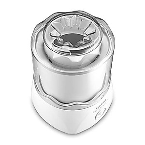 Cuisinart ICE-20P1 Automatic 1.5-Quart Frozen Yogurt, Ice Cream and Sorbet Maker, Makes Frozen Treats in less than 20-Minutes, White