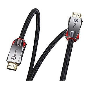 4K HDR HDMI Cable 3 Feet, 4K 120Hz(4:4:4, HDR10 ARC HDCP 2.3/2.2) 1440p 165Hz High Speed Ultra HD Bi-Directional Cord 26AWG Compatible with Apple-TV Ps4 Xbox One