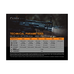 Fenix TK16 v2.0 Tactical Flashlight, 3100 Lumen Long Throw, USB-C Rechargeable, with LumenTac Organizer