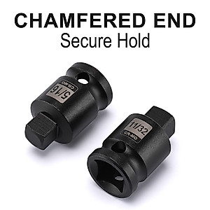 Mayouko 11PCS 3/8" Drive SAE Pipe Plug Socket Set, Tapered Male Square Drive, Chamfered Female Square Drive, CR-MO