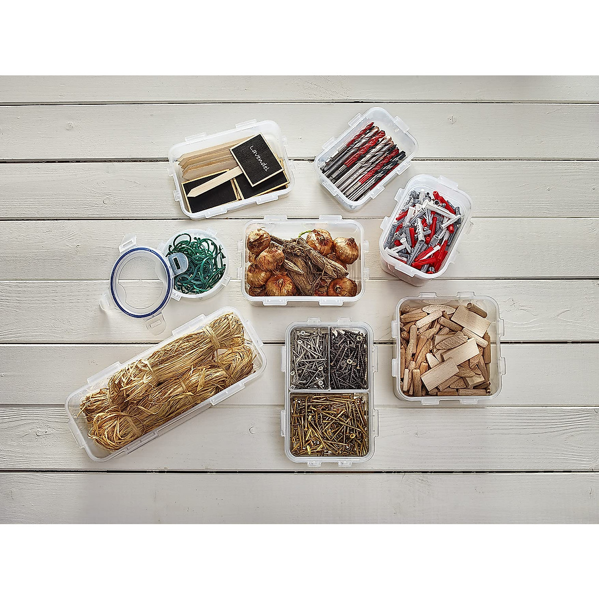 LOCK & LOCK Rectangular Water Tight Food Container (15 oz)