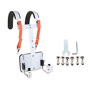 Snare Drum Carrier Bass Drum Shoulder Strap Harness Percussion Instrument Belt, White