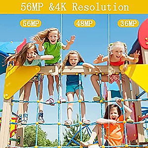 Digital Cameras for Photoggraphy, 4K 56MP Vlogging Camera with 2.7 Inch LCD Display Autofocus & Time Lapse Compact Portable Mini Cameras for Travel and Photography (Black)