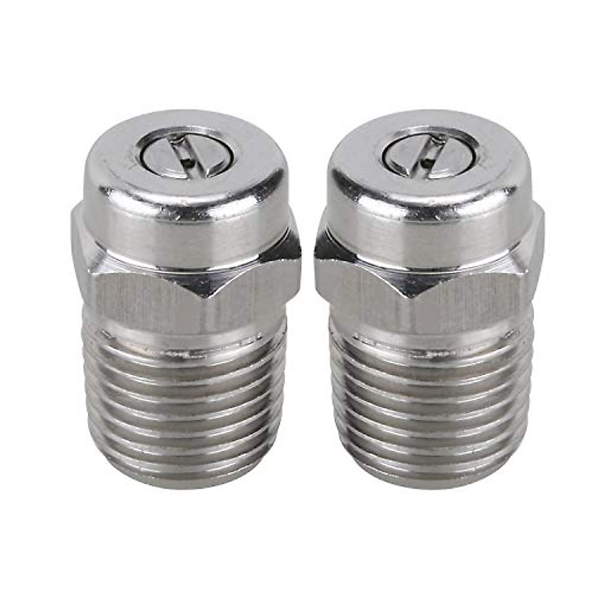 M MINGLE Universal Replacement Nozzle, Pressure Washer Water Broom, Surface Cleaner, 25 Degree, Orifice 1.5, 1/4 Inch NPT Male Fitting, 4000PSI