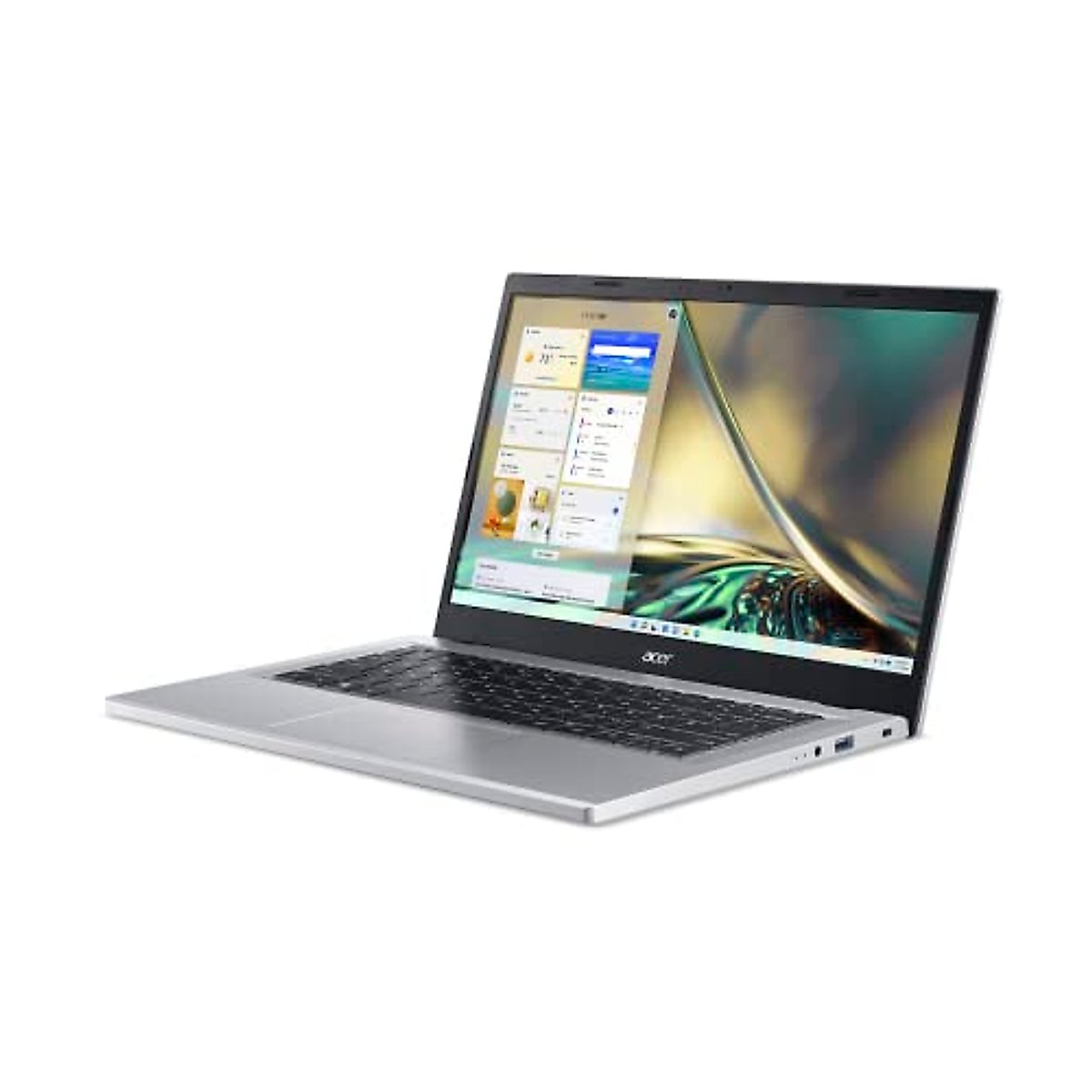 Acer Aspire 3 A314-23P-R3QA Slim Laptop | 14.0" Full HD IPS Display | AMD Ryzen 5 7520U Quad-Core Processor | AMD Radeon Graphics | 8GB LPDDR5 | 512GB NVMe SSD | Wi-Fi 6 | Windows 11 Home,Silver